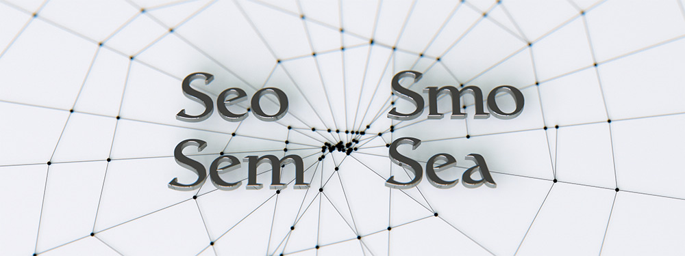 SEM - SEO - SEA - SMO - marketing moteurs de recherche